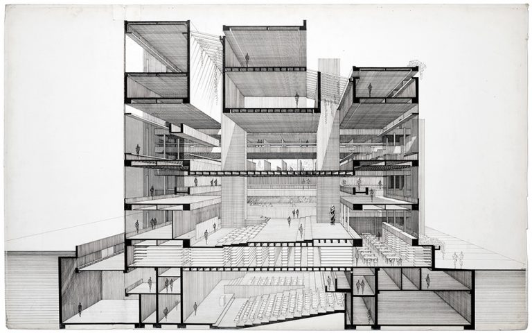 Rudolph Hall - Yale SoA / Paul Rudolph - Arkitektuel