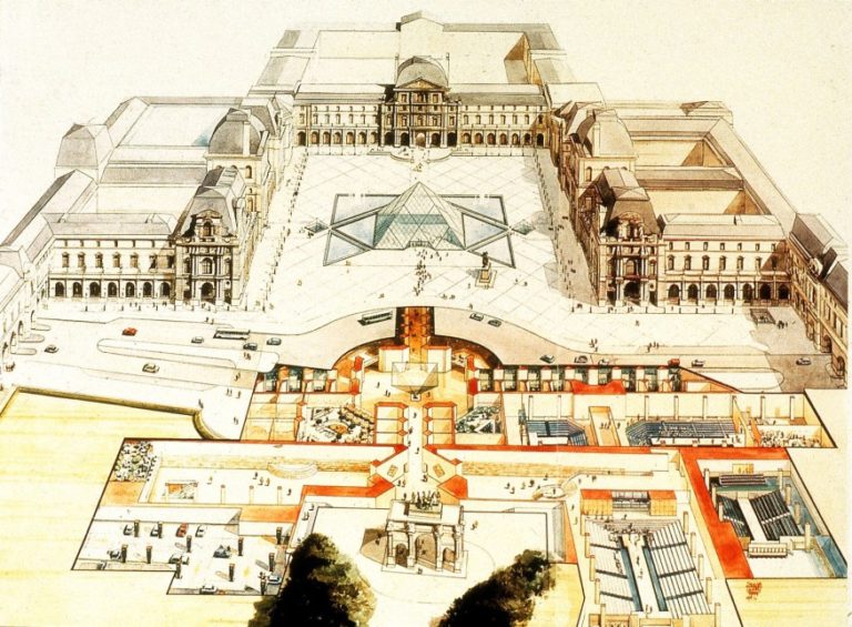Le Grand Louvre / I.M. Pei - Arkitektuel