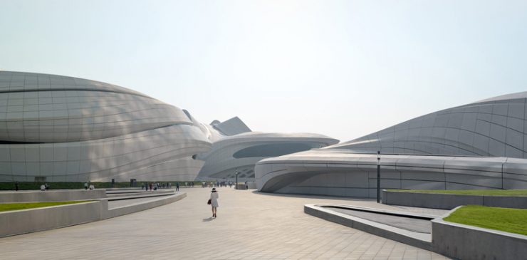 Changsha Meixihu Uluslararası Kültür Sanat Merkezi / Zaha Hadid ...
